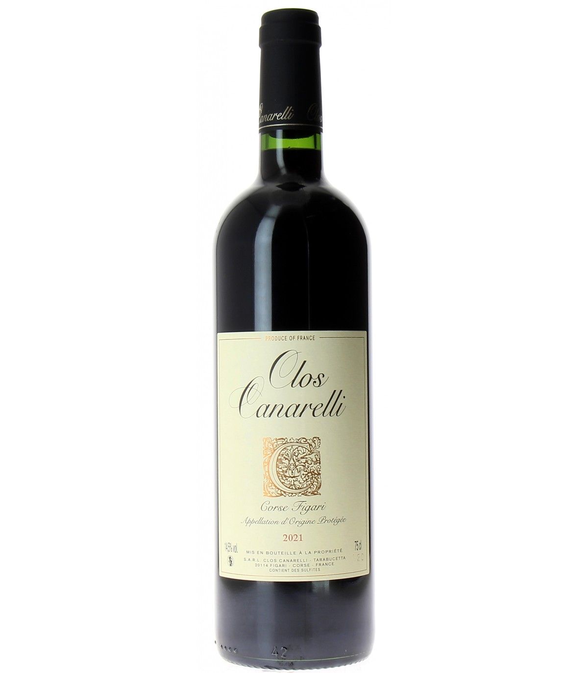 Clos Canarelli Rouge 2021 - Corsican Red Wine