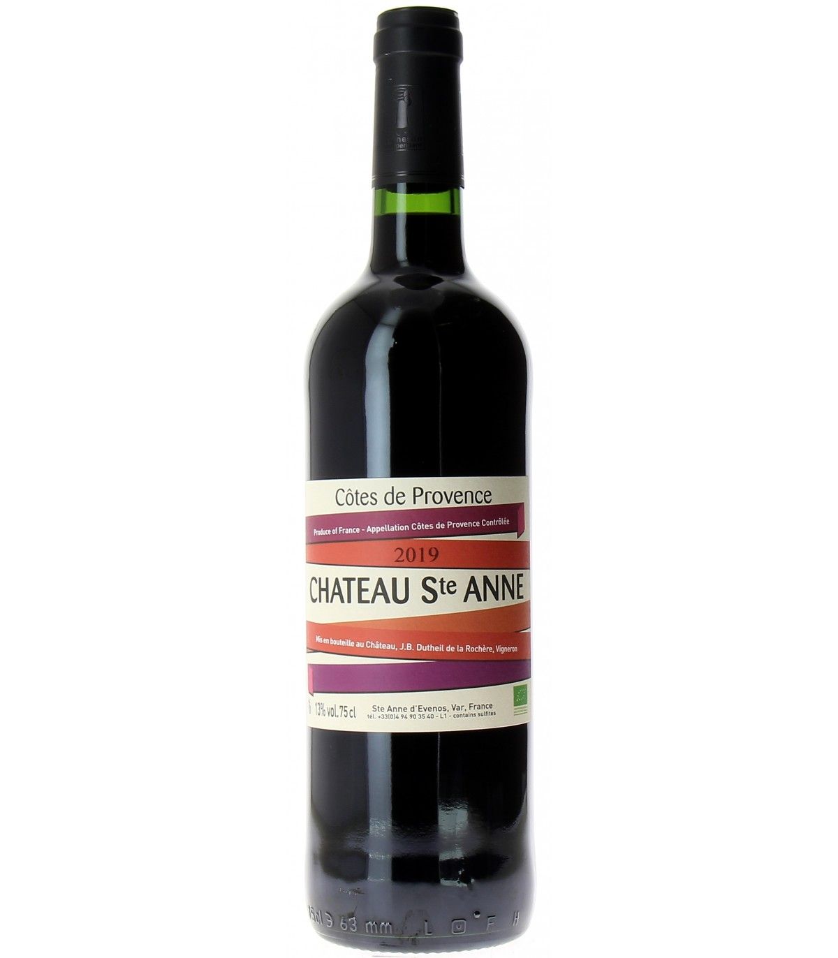 Côtes de Provence Rouge 2019 - Château Sainte Anne